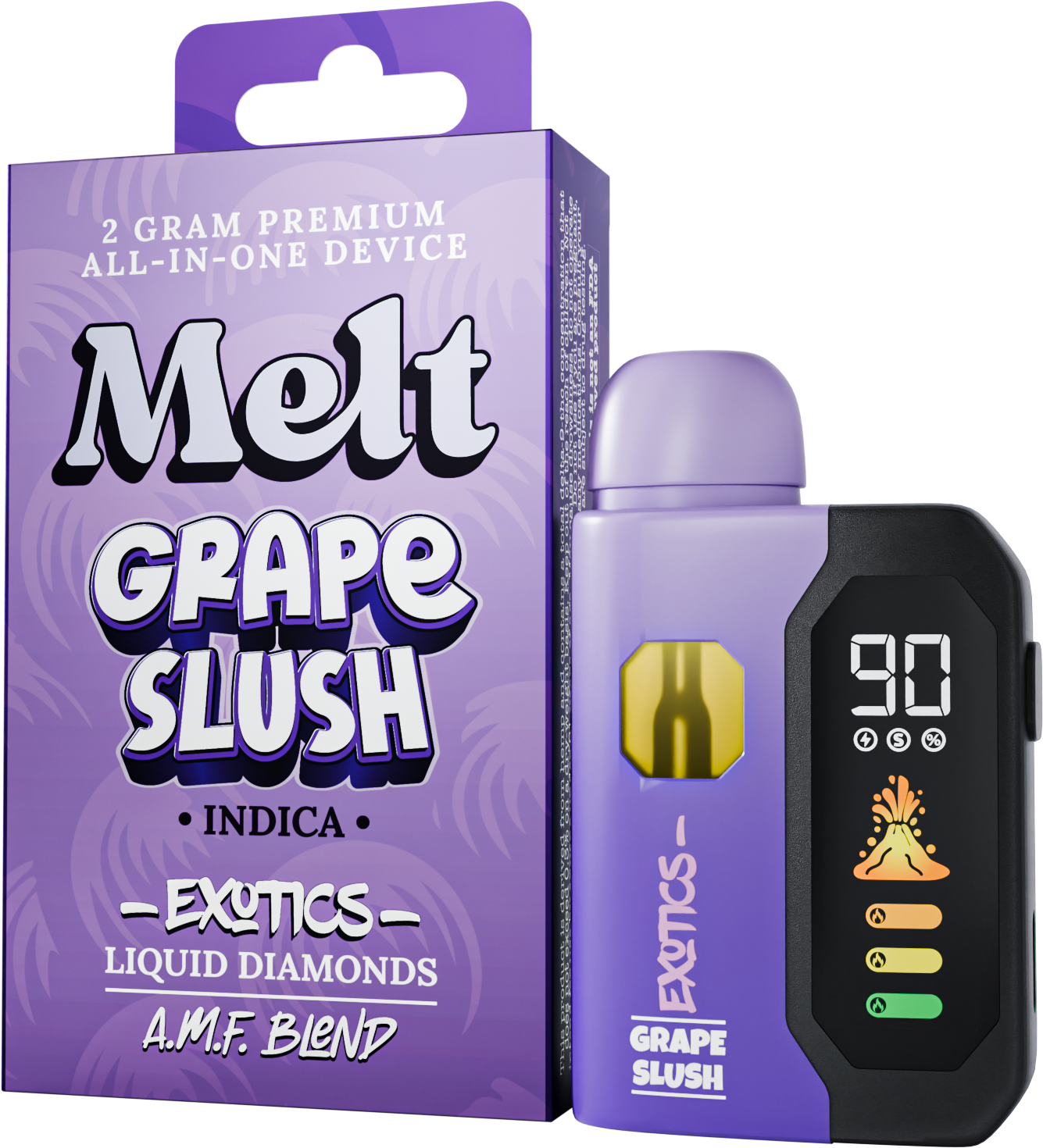 Grape Slush Vape - Rechargeable 2g Indica Blend Device – meltofficial